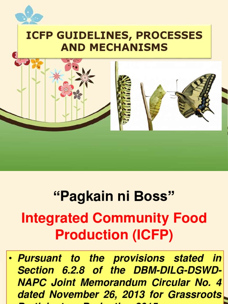 1.4 Guidelines of Implementation For ICFP PDF | PDF | Agriculture | Foods