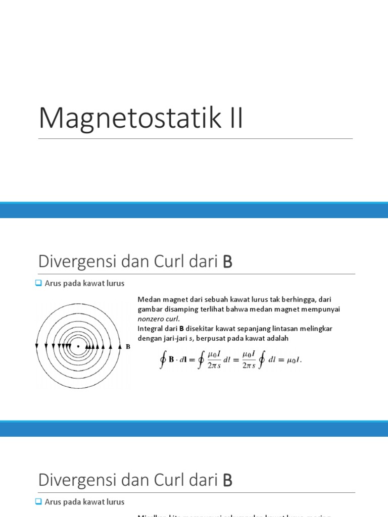 Bab 5 - Magnetostatik II | PDF | Metode & Bahan Ajar | Sains & Matematika