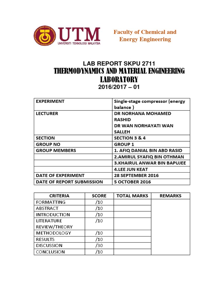 Full Lab 2 Utm | PDF | Heat | Heat Transfer
