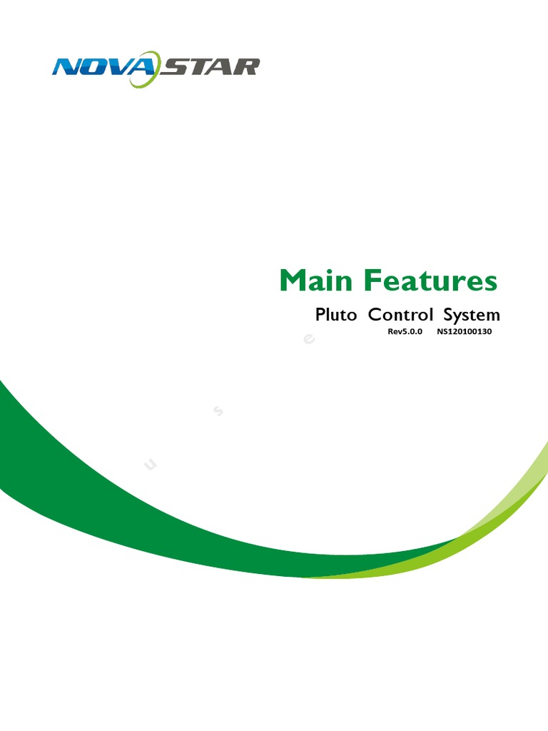 Nova Pluto Control System PDF | PDF | User Interface | Computer Network