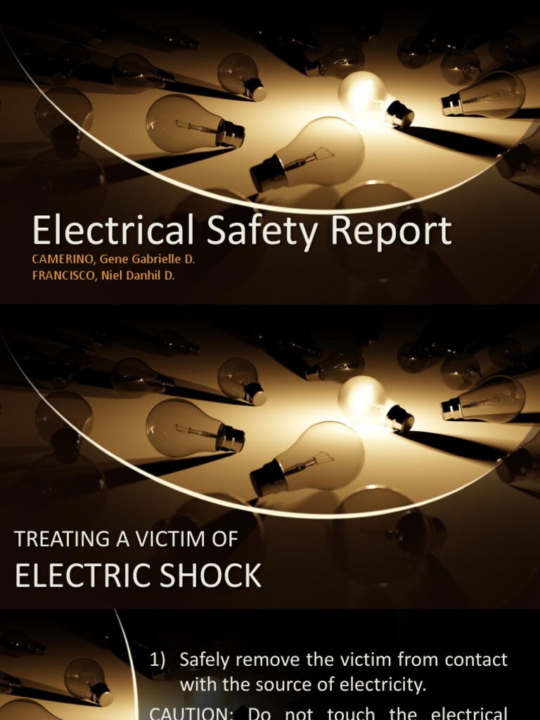 Electrical Safety Report: CAMERINO, Gene Gabrielle D. FRANCISCO, Niel ...