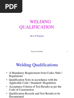WPS PQR WQT WPQ | PDF | Welding | Construction