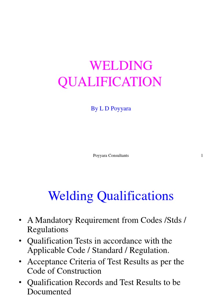 Welding Qualification Procedures Guide | PDF | Welding | Construction
