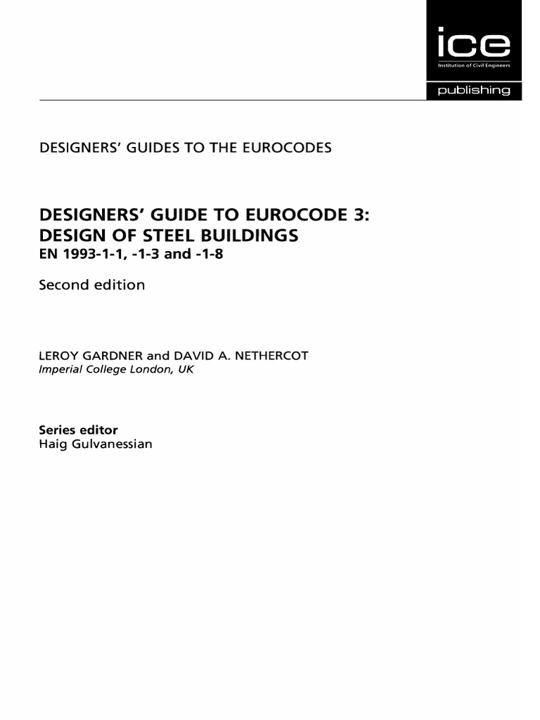 Guide To en 1993-1-1 Eurocode 3 | PDF | Buckling | Bending