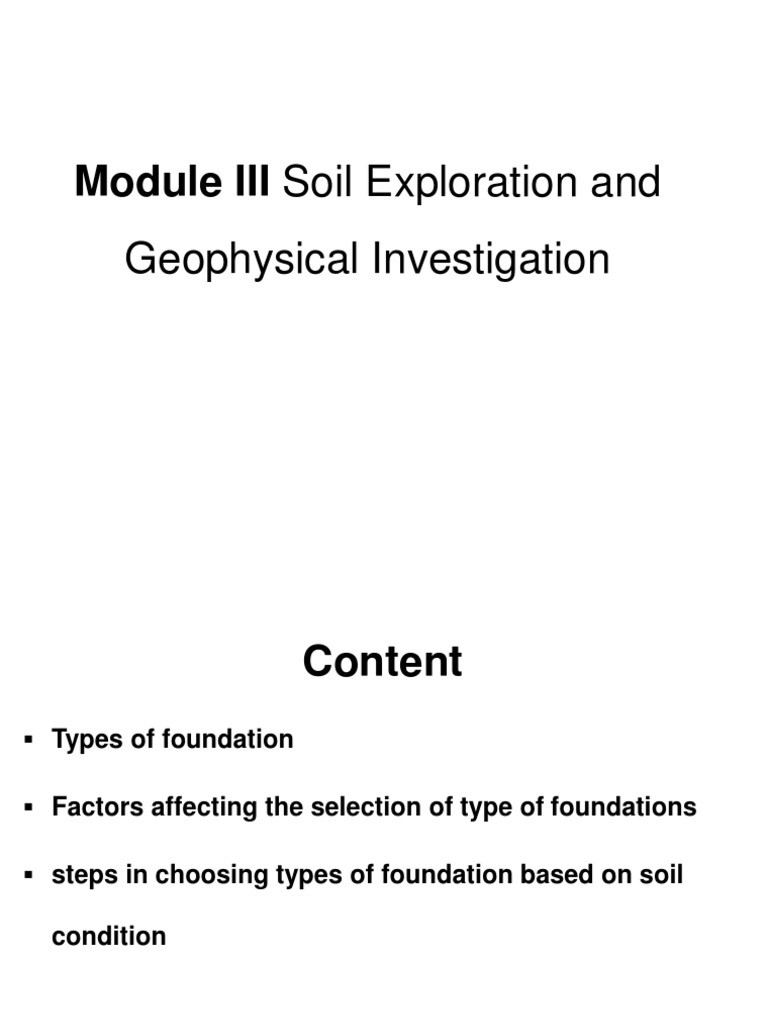 Selection of Foundation Based On Soil Type | PDF | Deep Foundation ...