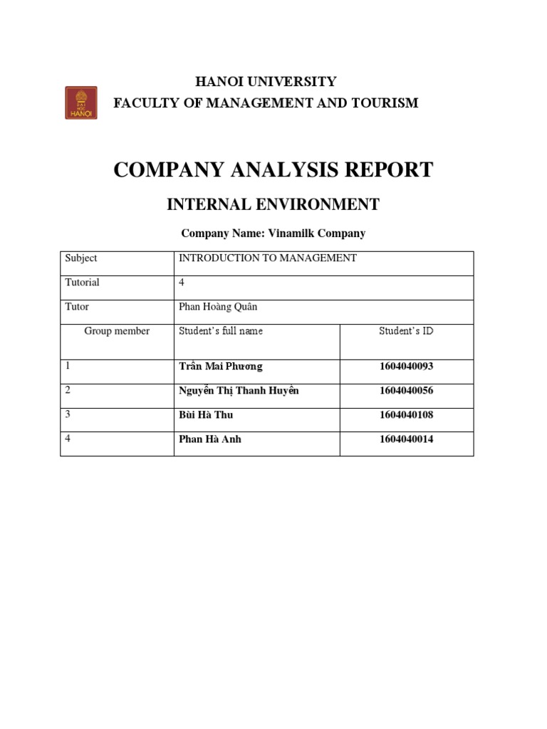 (Itm Report) Tut 4 - Group 7 | PDF | Milk | Retail