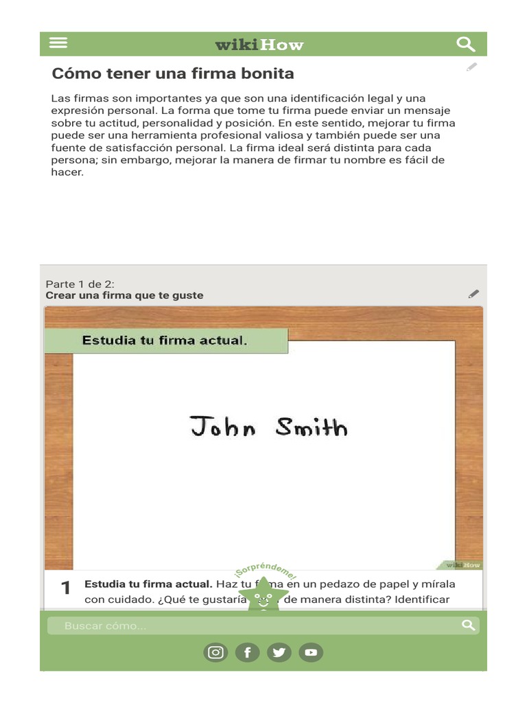 Cómo crear una firma bonita y única | PDF | Doctorado | Escritura