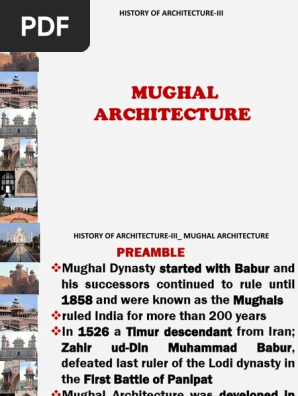 Mughal Art And Architecture Ppt