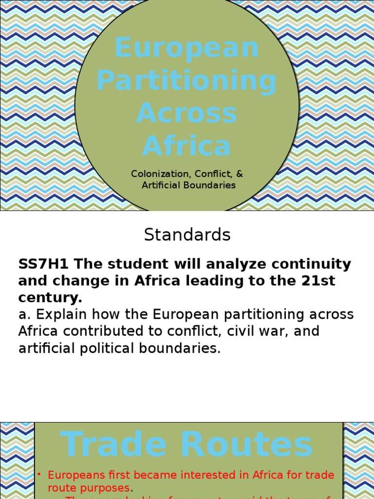 European Partitioning Across Africa-Highligthed | PDF | Africa ...