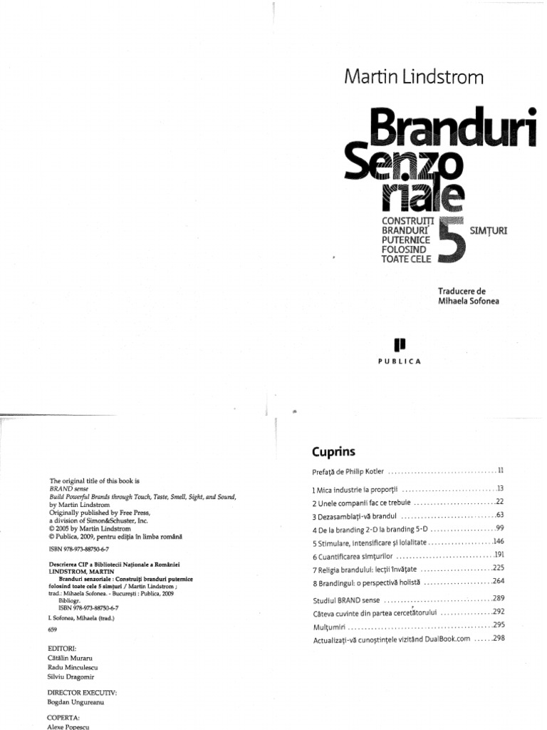 Branduri Senzoriale Constructi 5 Simturi 2005 PDF | PDF