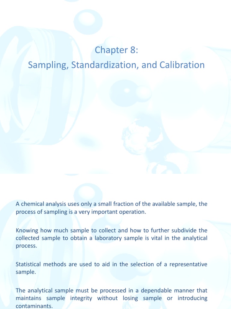 Sampling Measurement | PDF | Errors And Residuals | Titration