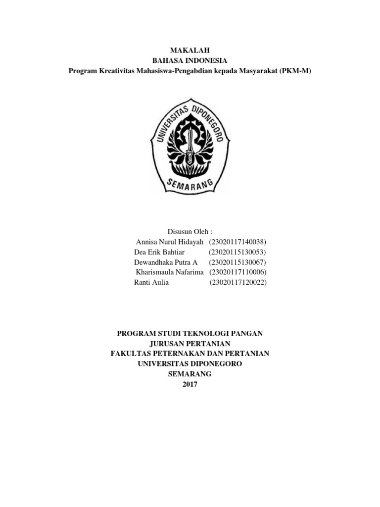 Panduan PKM-M untuk Mahasiswa | PDF
