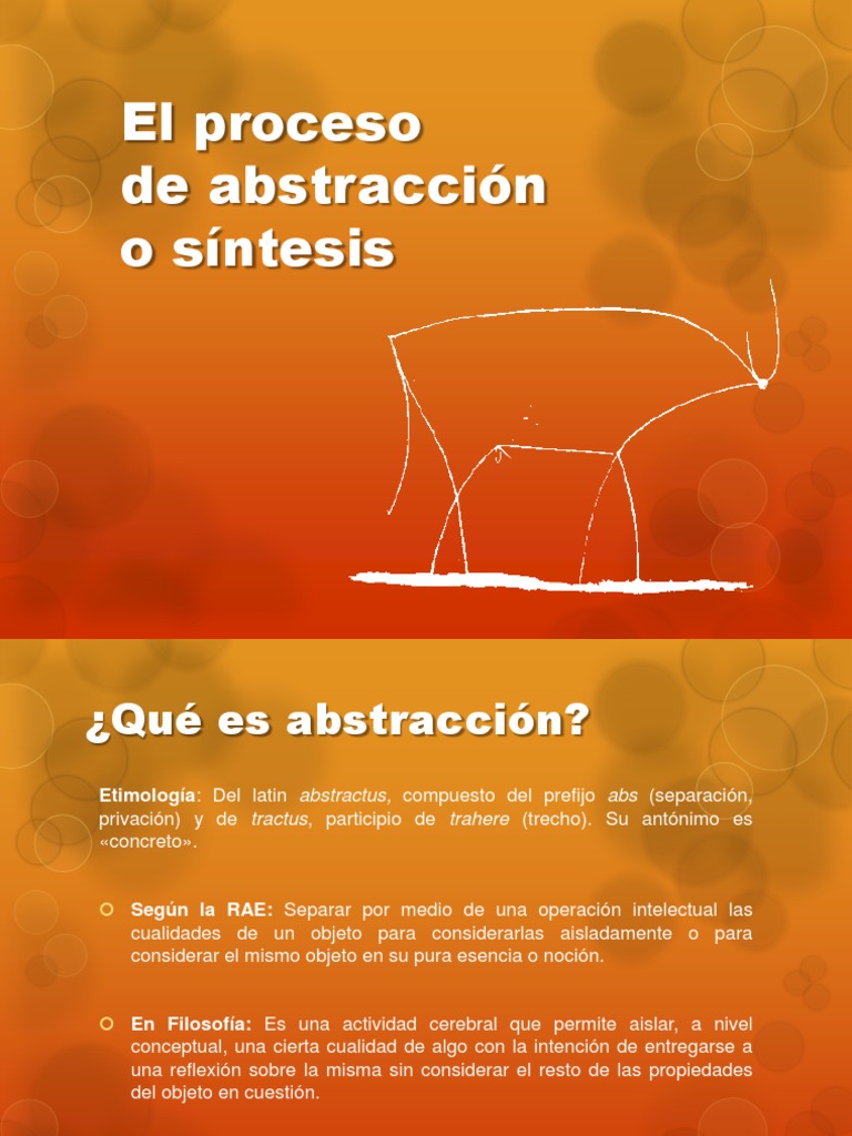 El proceso de abstracción o síntesis | Arte abstracto | Imagen