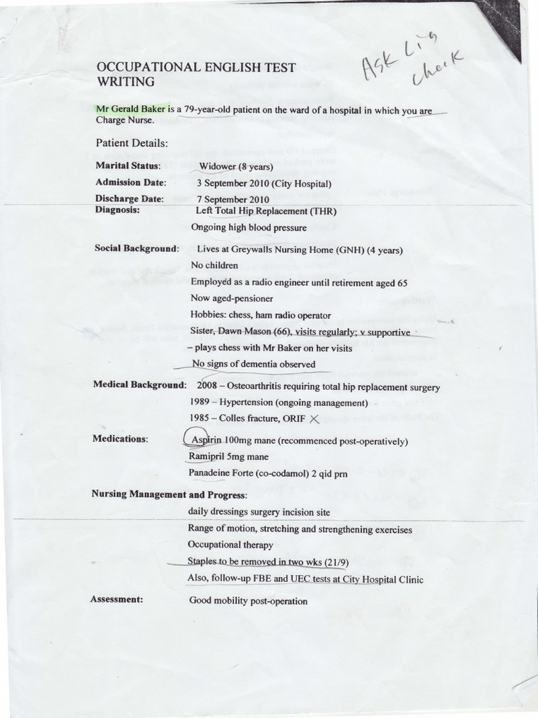 IELTS Notes | PDF | Medical Specialties | Clinical Medicine