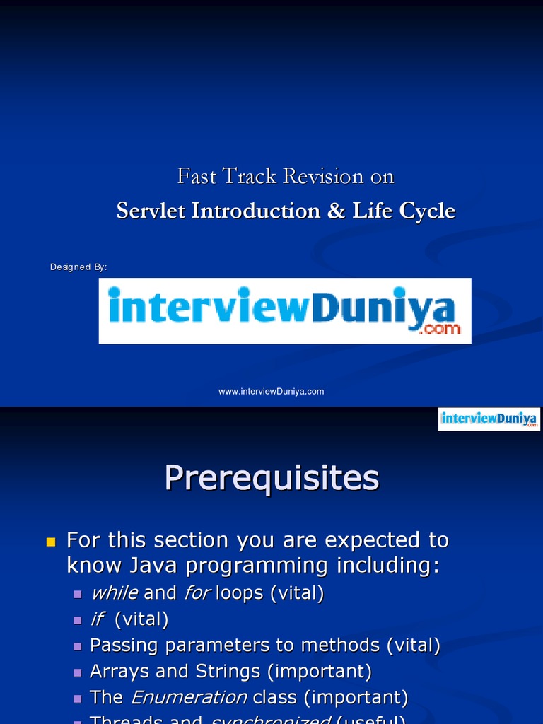 Servletsintroduction Life Cycle | PDF | Java Servlet | Hypertext Transfer Protocol