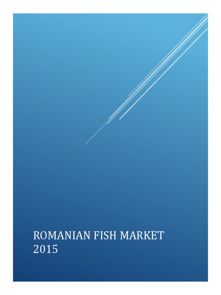 Romanian Fish Market 2015 | PDF | Aquaculture | Employment