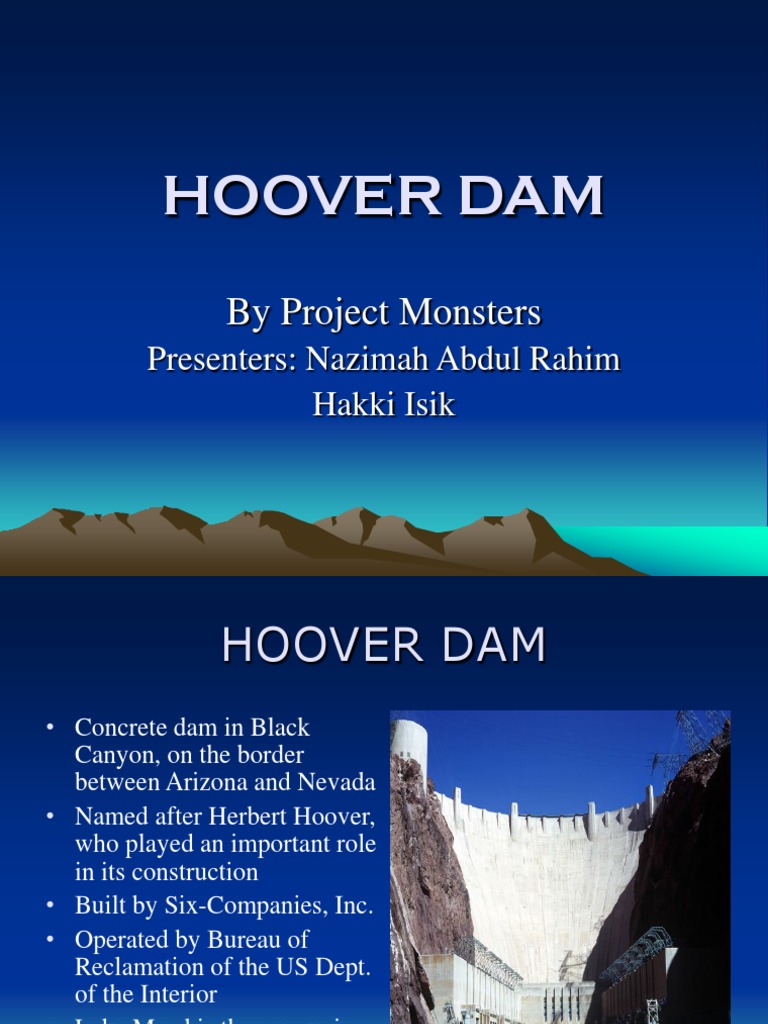 Hoover Dam: by Project Monsters | PDF | Hoover Dam | Dam
