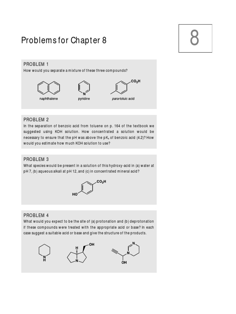 Problems For Chapter 8: Problem 1 | PDF
