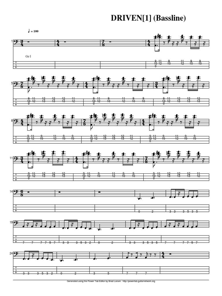 Rush - Driven Bass | PDF | African American Music | Jazz