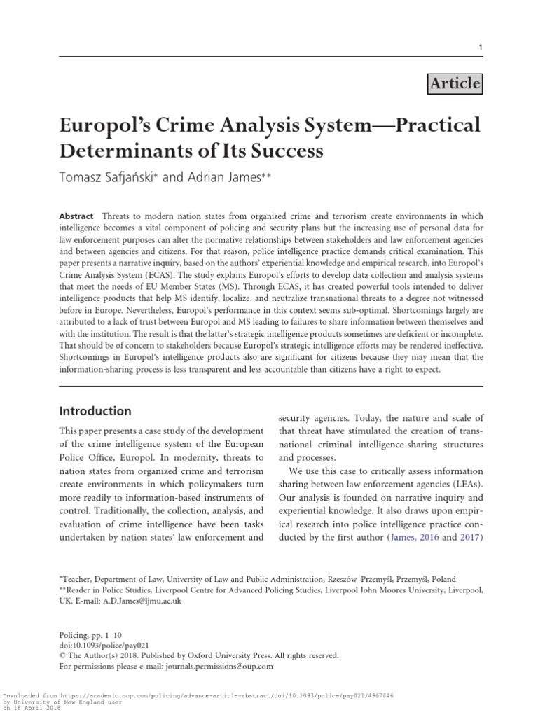 Europol | PDF | European Union | Police