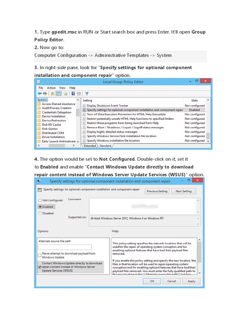 Computer Configuration - Administrative Templates - System | PDF