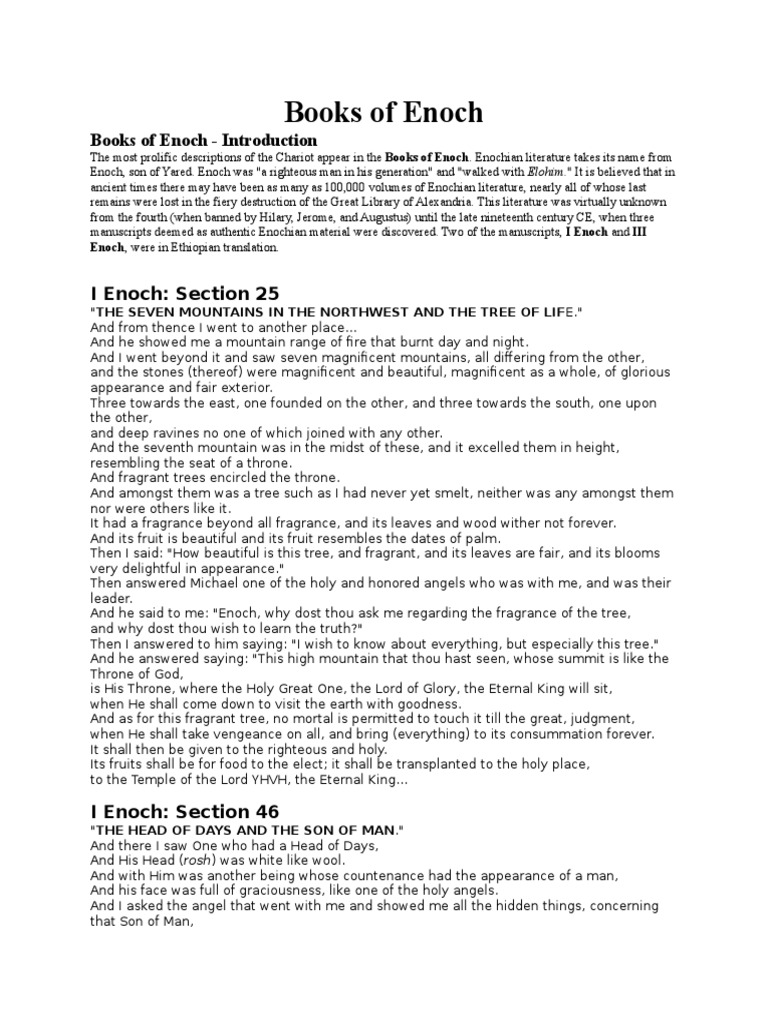 Books of Enoch | PDF | Book Of Enoch | Religious Belief And Doctrine