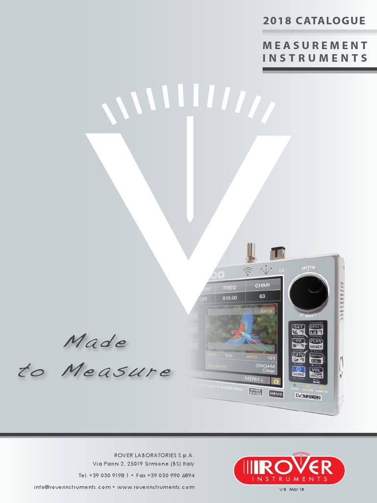 ROVER Instruments Catalogue PDF | PDF | Cable Television | Television
