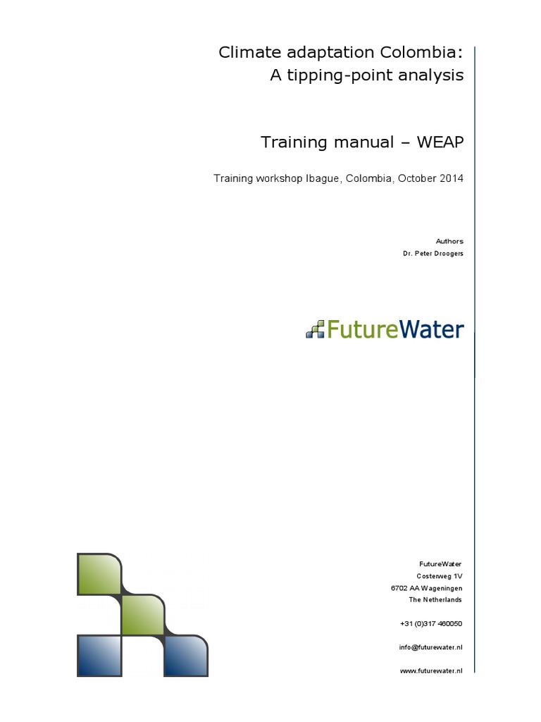 Training Colombia Weap | PDF | Water Scarcity | Hydrology