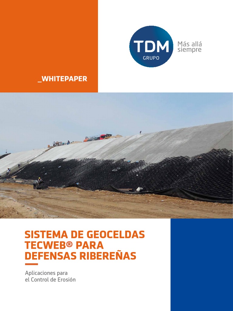 Whitepaper Aplicacion de Geocelda Tecweb para Defensas Riberenas 5.2.19 | PDF | Control de ...