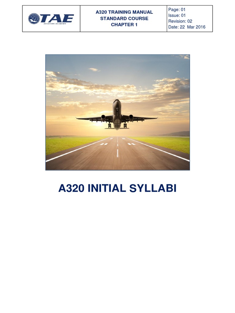 A320 TR Syllabus | PDF | Aerospace | Aviation