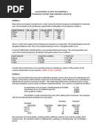 Variance Analysis Practice Problems | PDF | Variance | Management ...