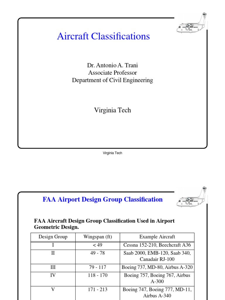 Acft Classifications | PDF | Airliner | Flight Length