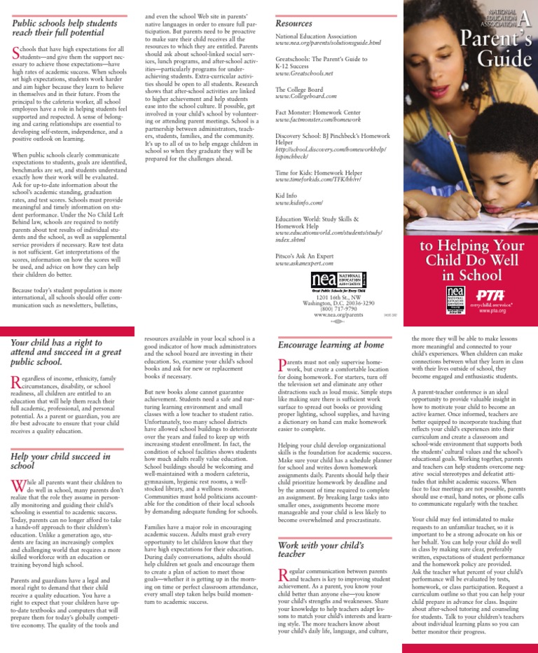 Nea PDF | PDF | Homework | Teachers