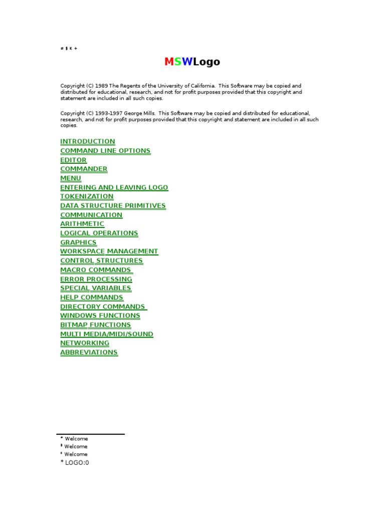 LOGO | PDF | Array Data Structure | Computer File