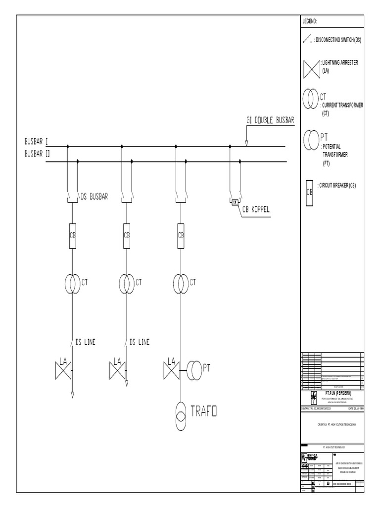 Double Busbar | PDF | Electrical Substation | Electrical Equipment