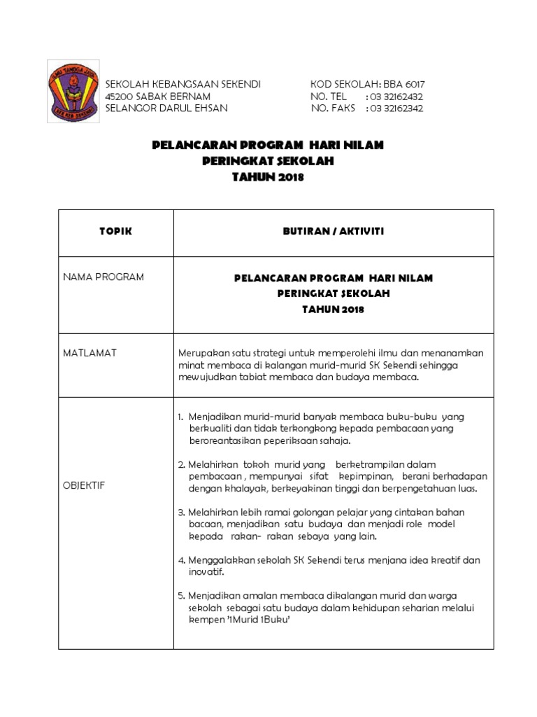 Laporan Nilam 2018 Pdf