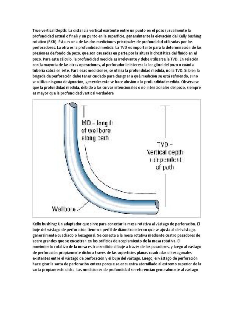 True Vertical Depth | PDF | Medición | Naturaleza