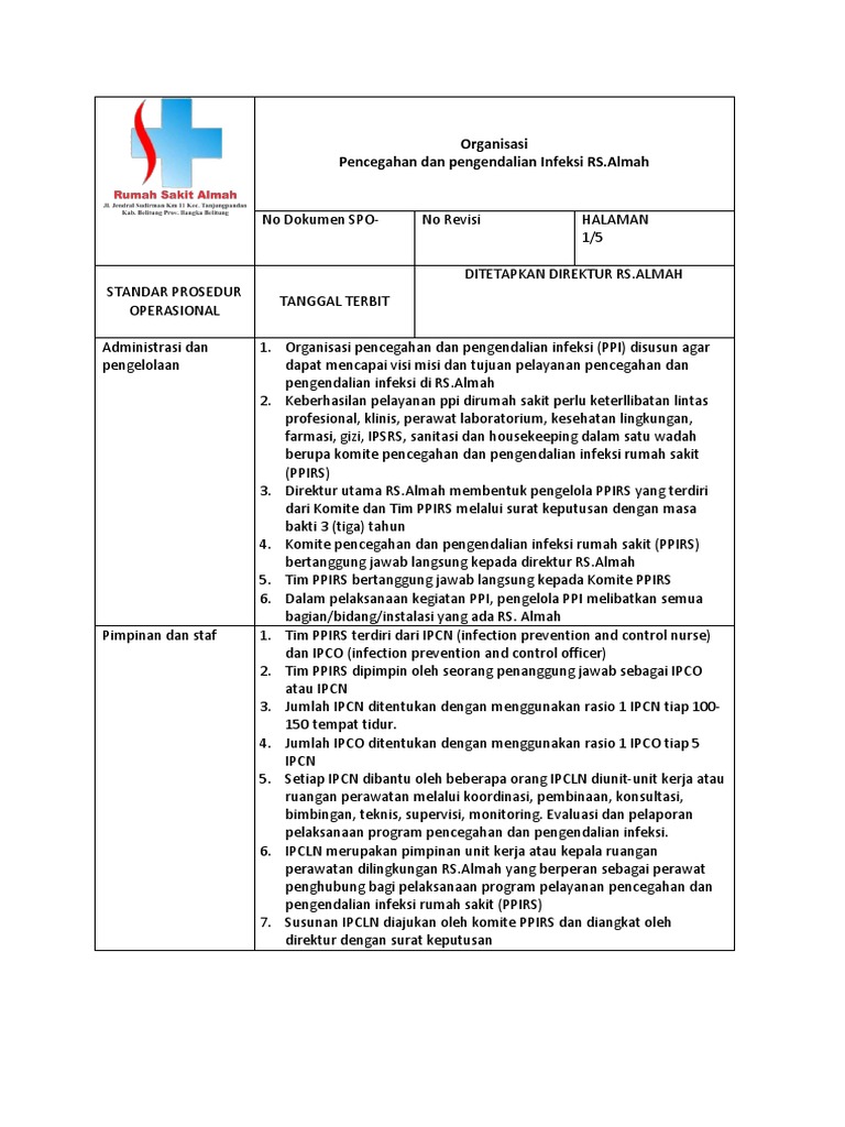 Spo Pengorganisasian Ppi | PDF | Pengembangan Diri | Kesehatan Holistik
