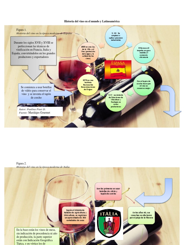 Historia Del Vino en El Mundo y Latinoamérica | PDF | Vino | Vitis
