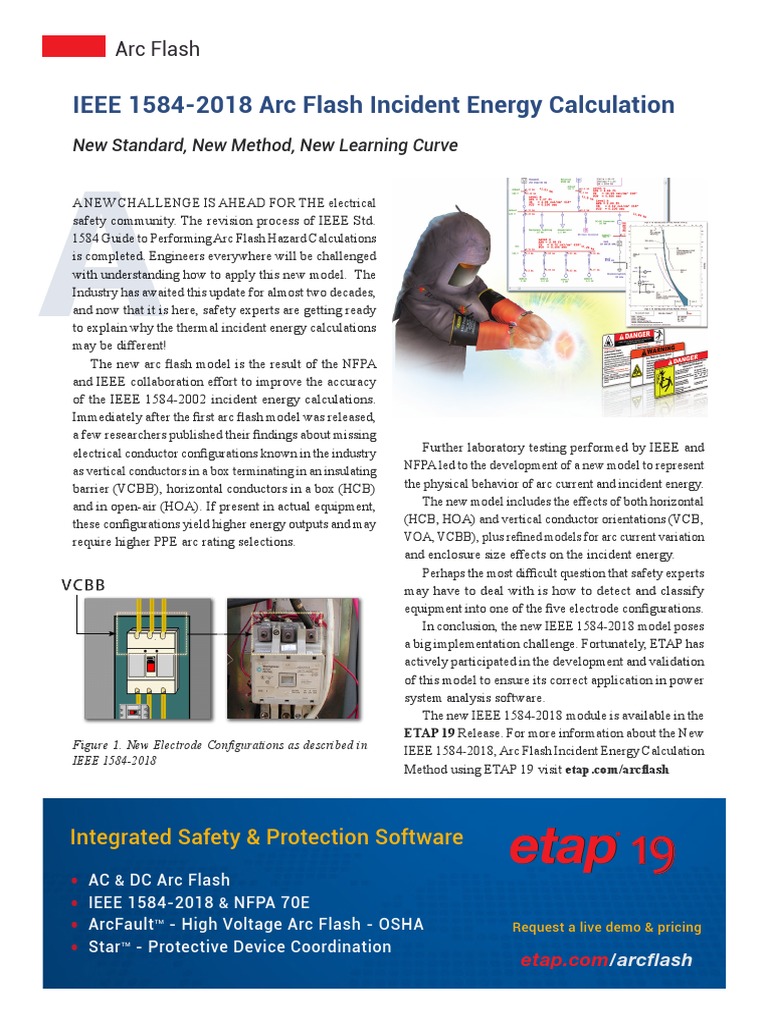 Ieee 1584 2018 Arc Flash Incident Energy Calculation PDF | PDF ...