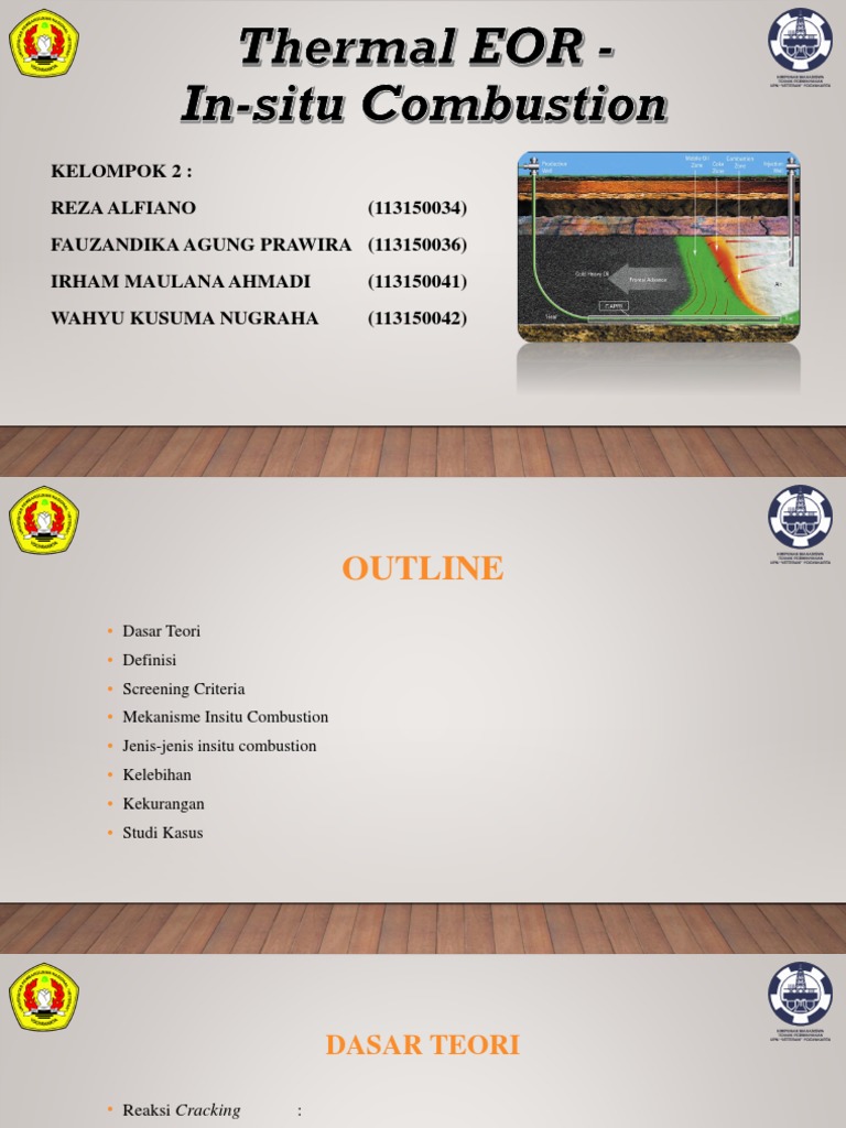 Proses In-Situ Combustion dalam EOR | PDF