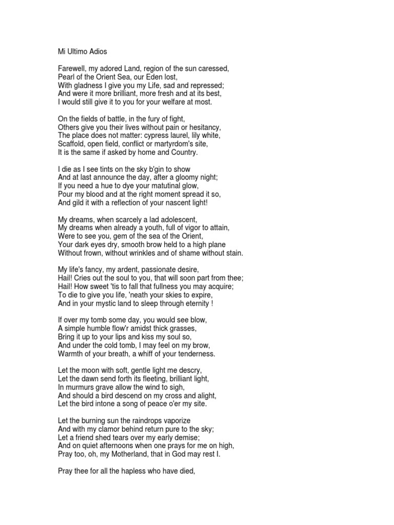 Mi Ultimo Adios | PDF