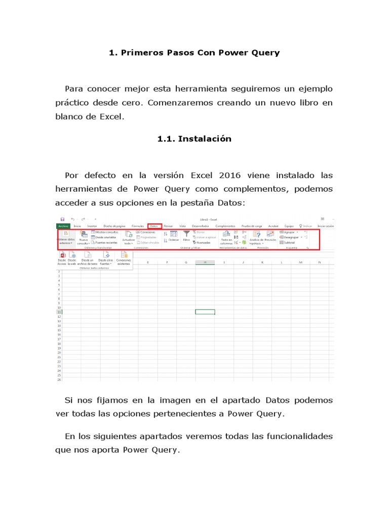 Power Query 2 | PDF | Microsoft Excel | Informática