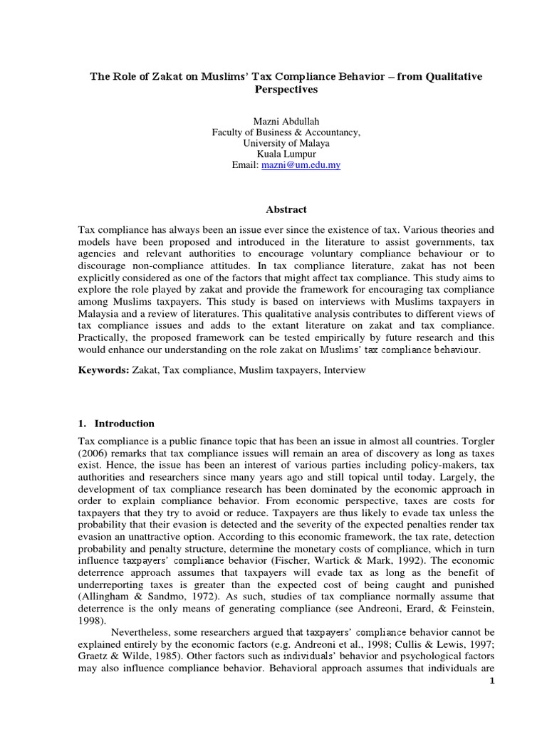 5th AICIF 020 013 73 Full Paper-1 | PDF | Taxes | Qur'an