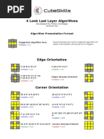 PLL Algorithms | PDF | Mathematics | Combinatorics