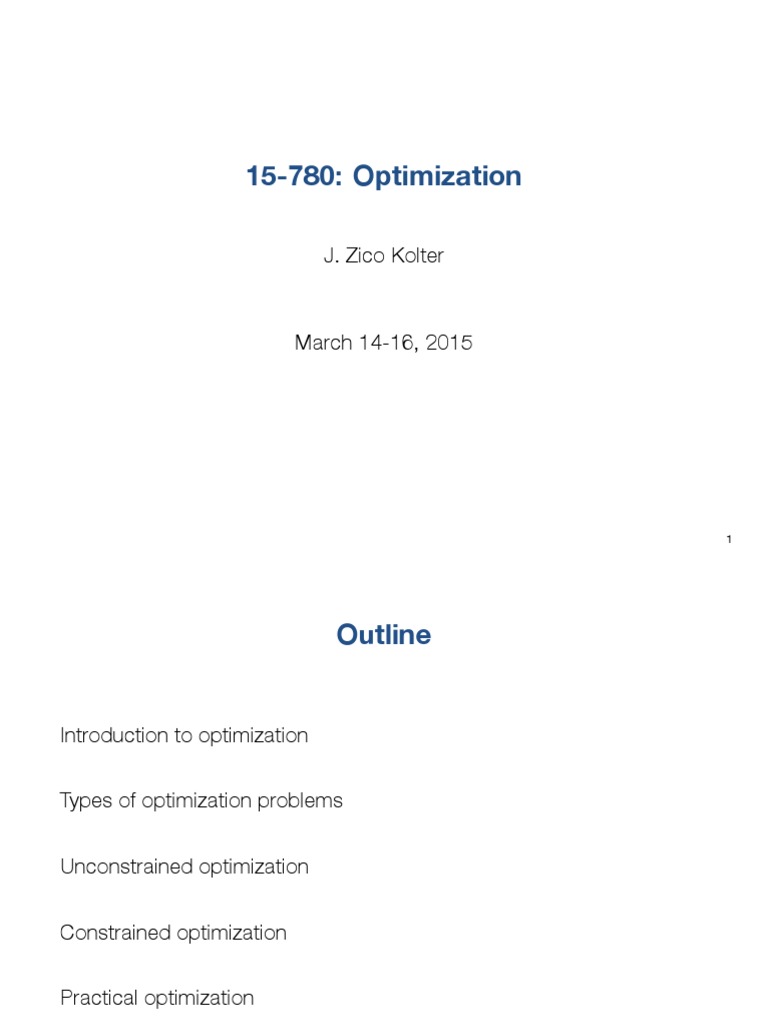 Optimization Pdf Pdf Mathematical Optimization Derivative