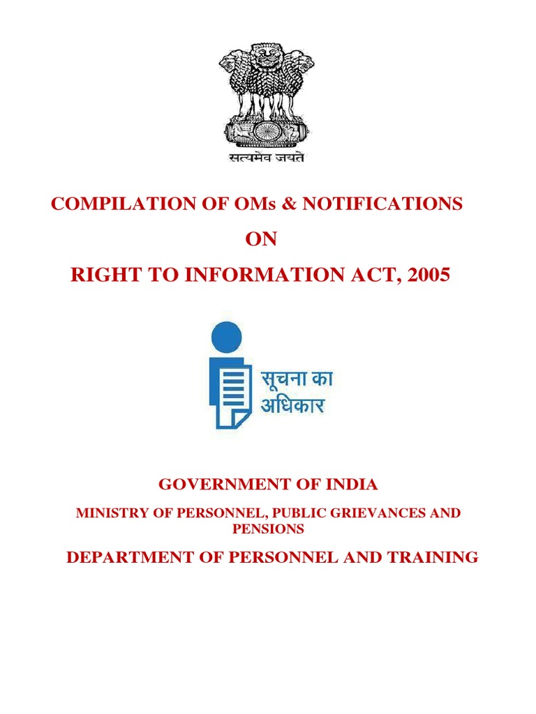 RTI - DOPT Orders | PDF | Government Information | Government