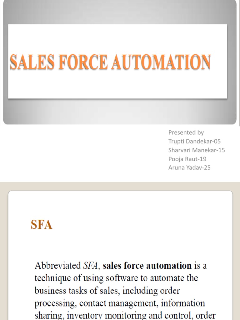 Presentation1 Sfa | PDF