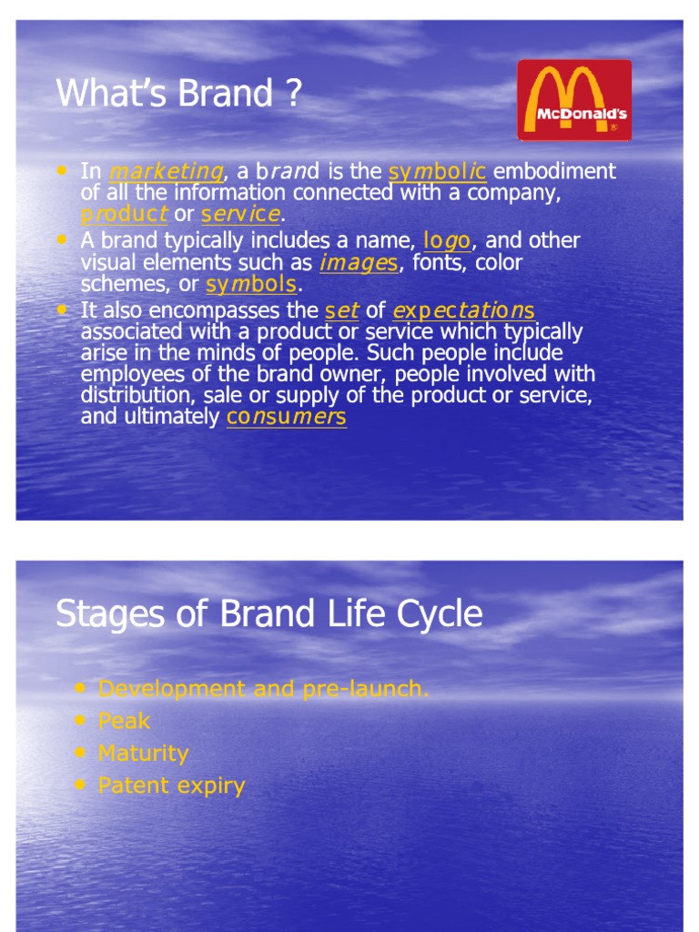Brand Life Cycle | Brand | Economies