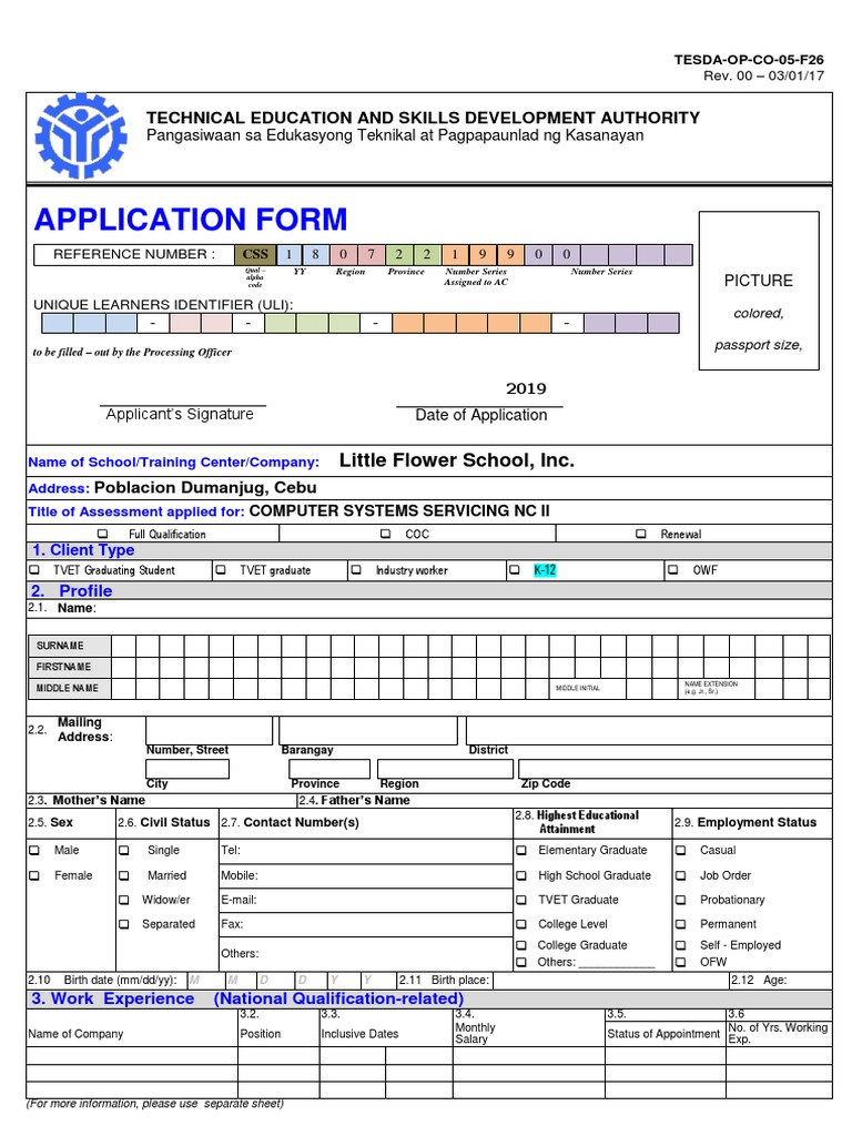 CSS Application Form 2025 | PDF | Behavior Modification | Learning